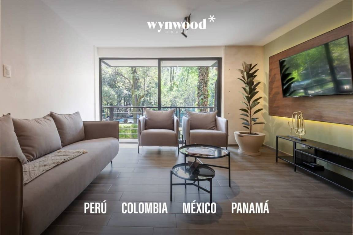 70 M² Apartment ∙ 2 Bedrooms ∙ 4 Guests - Mexico City