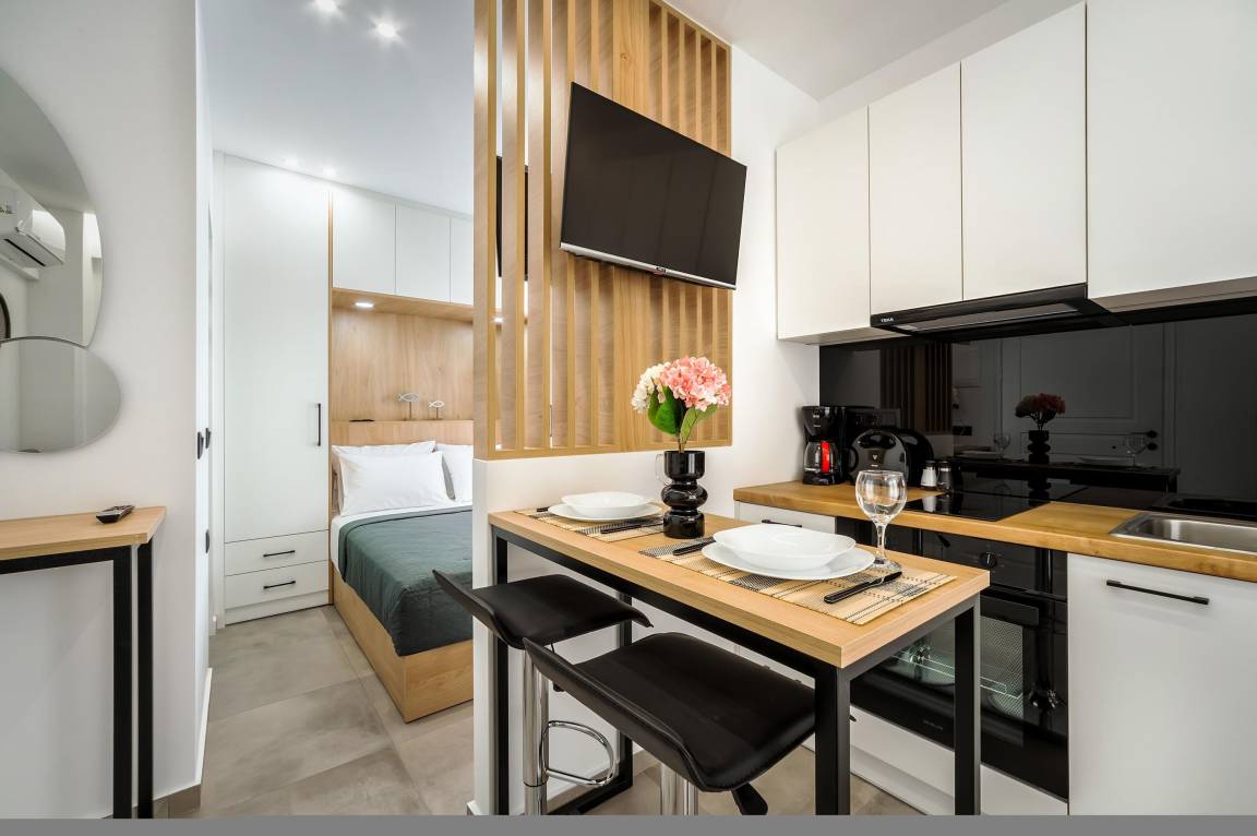 23 M² Maison De Vacances ∙ 1 Chambre ∙ 2 Personnes - Héraklion