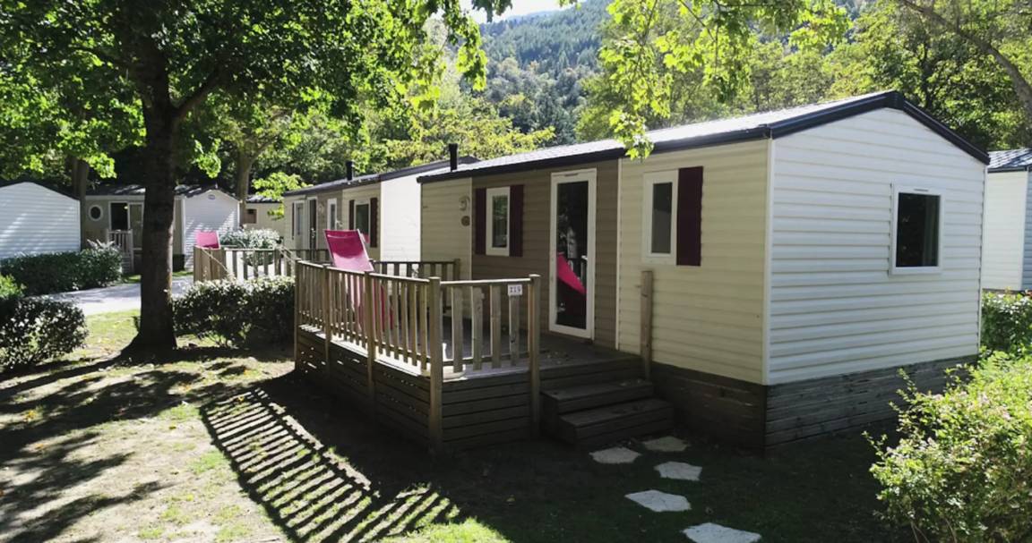 27 M² Mobilheim ∙ 2 Schlafzimmer ∙ 5 Gäste - Axat