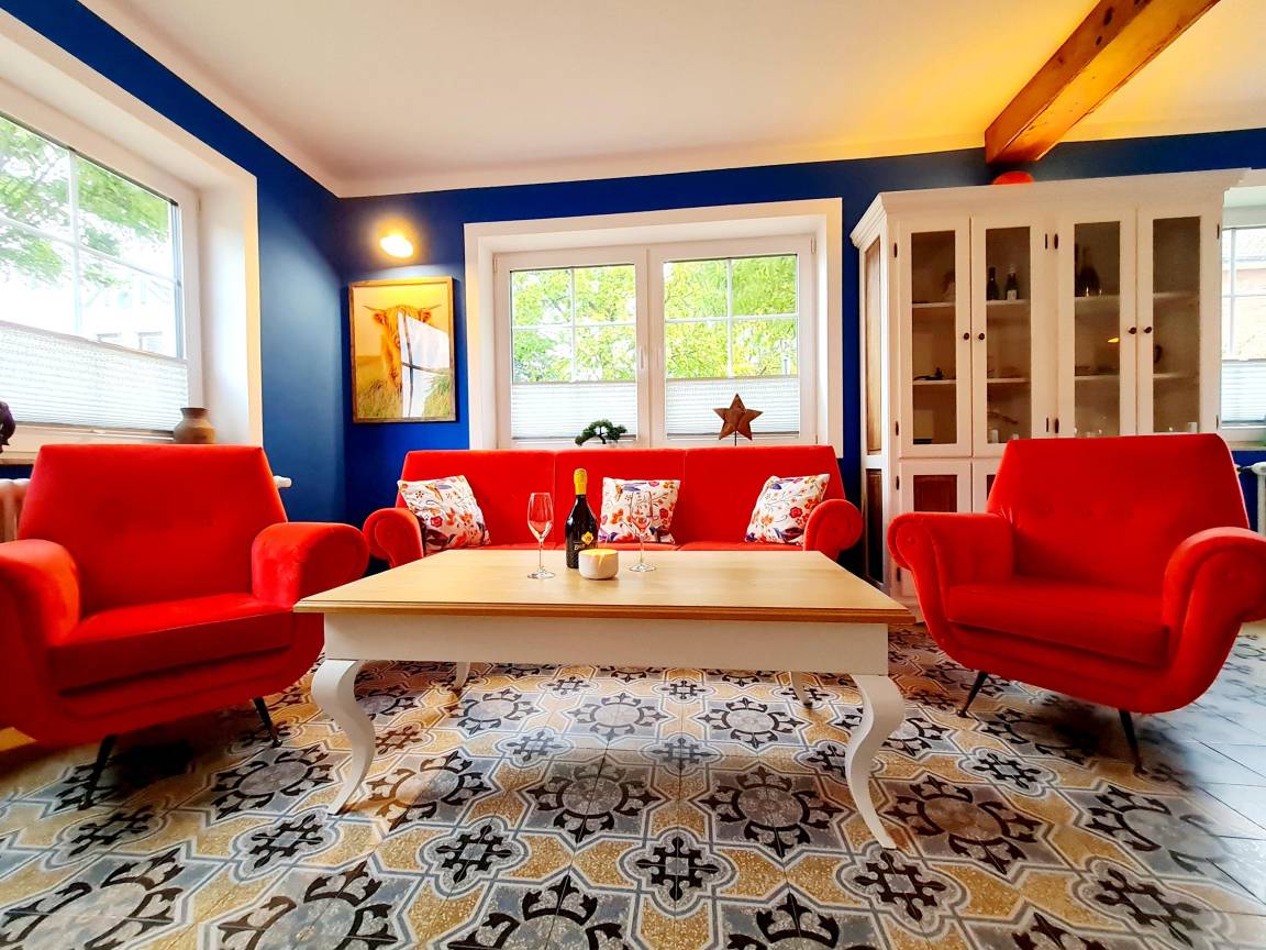 130 M² Ferienwohnung ∙ 3 Schlafzimmer ∙ 4 Gäste - Tating