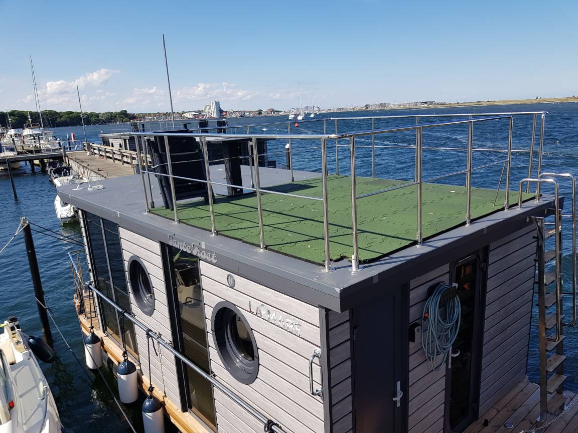 30 M² Hausboot ∙ 1 Schlafzimmer ∙ 2 Gäste - Heiligenhafen