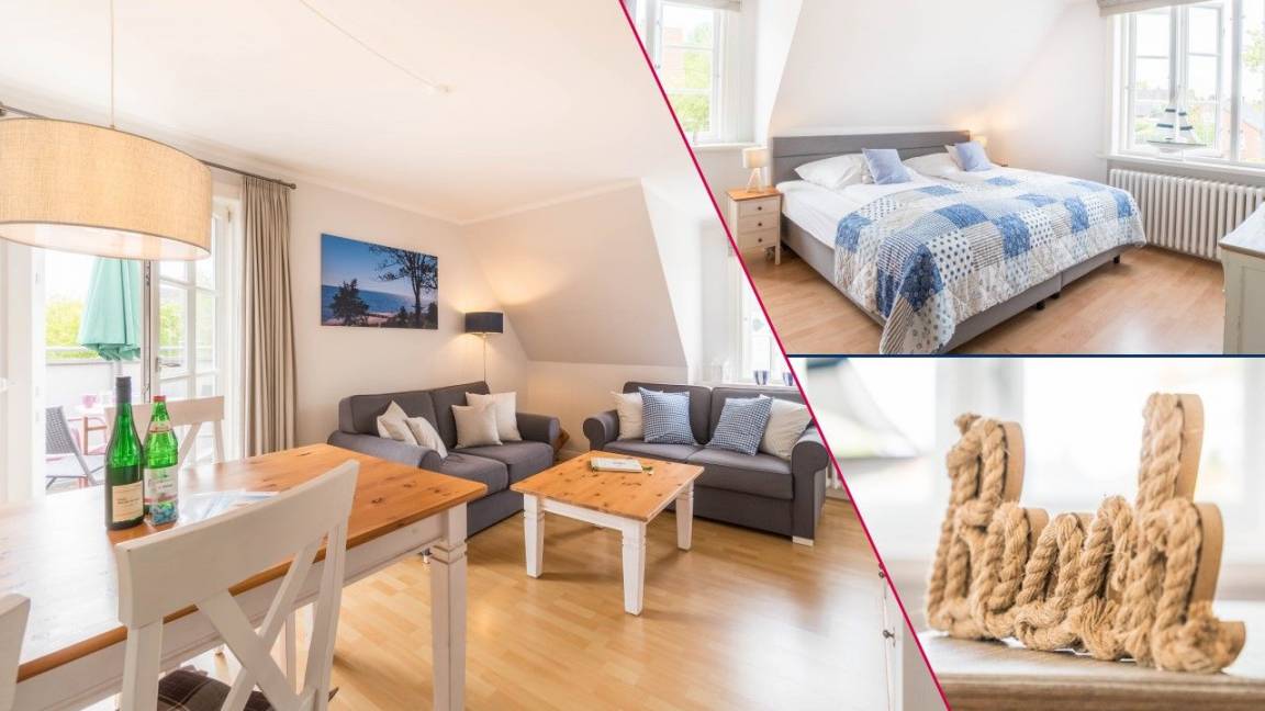 65 M² Ferienwohnung ∙ 2 Schlafzimmer ∙ 4 Gäste - Utersum