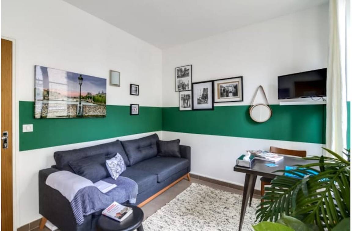 25 M² Apartamento ∙ 1 Habitación ∙ 2 Huéspedes - París