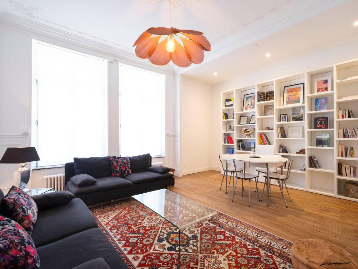 85 M² Appartement ∙ 3 Chambres ∙ 5 Personnes - Gare de Nancy