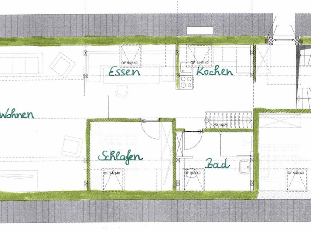 80 M² Ferienwohnung ∙ 1 Schlafzimmer ∙ 6 Gäste - Lübbenau/Spreewald