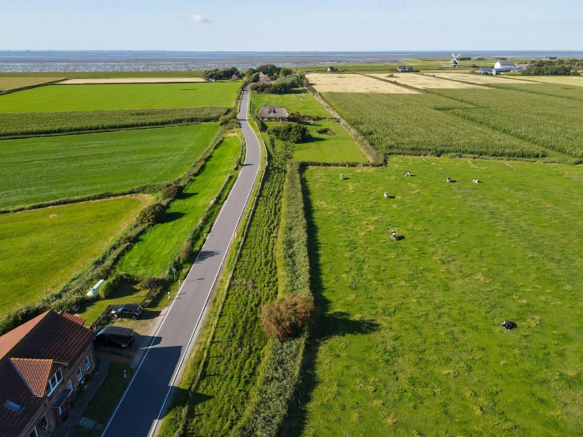 90 M² Ferienwohnung ∙ 2 Schlafzimmer ∙ 3 Gäste - Hooge