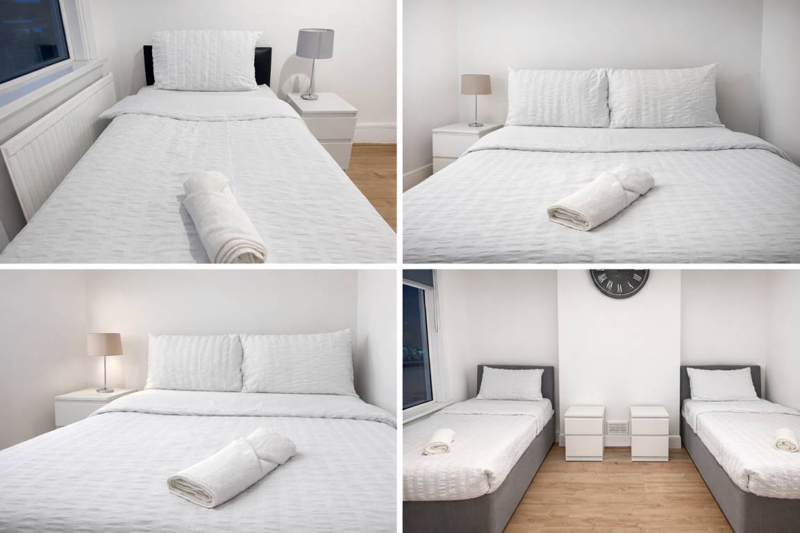 90 M² Ferienhaus ∙ 4 Schlafzimmer ∙ 7 Gäste - London