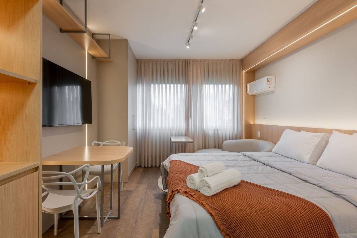 25 M² Appartement ∙ 1 Chambre ∙ 2 Personnes - Porto Alegre