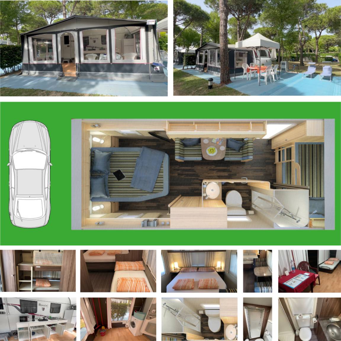 32 M² Camping ∙ 2 Bedrooms ∙ 4 Guests - Venice