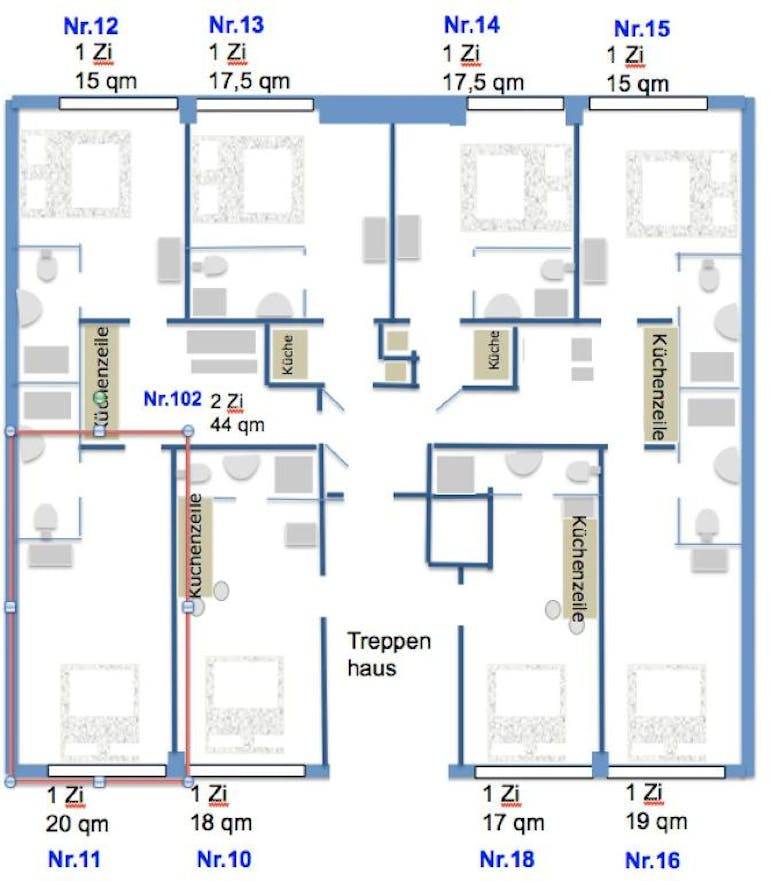 18 M² アパートメント ∙ 寝室: 3 ∙ ゲスト2 人 - ハンブルク