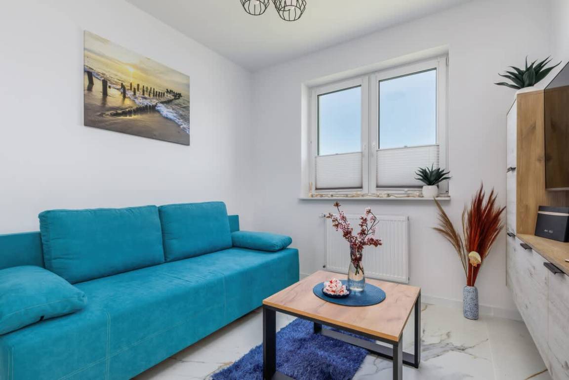 28 M² Apartament ∙ 1 Sypialnia ∙ 4 Gości - Darłowo