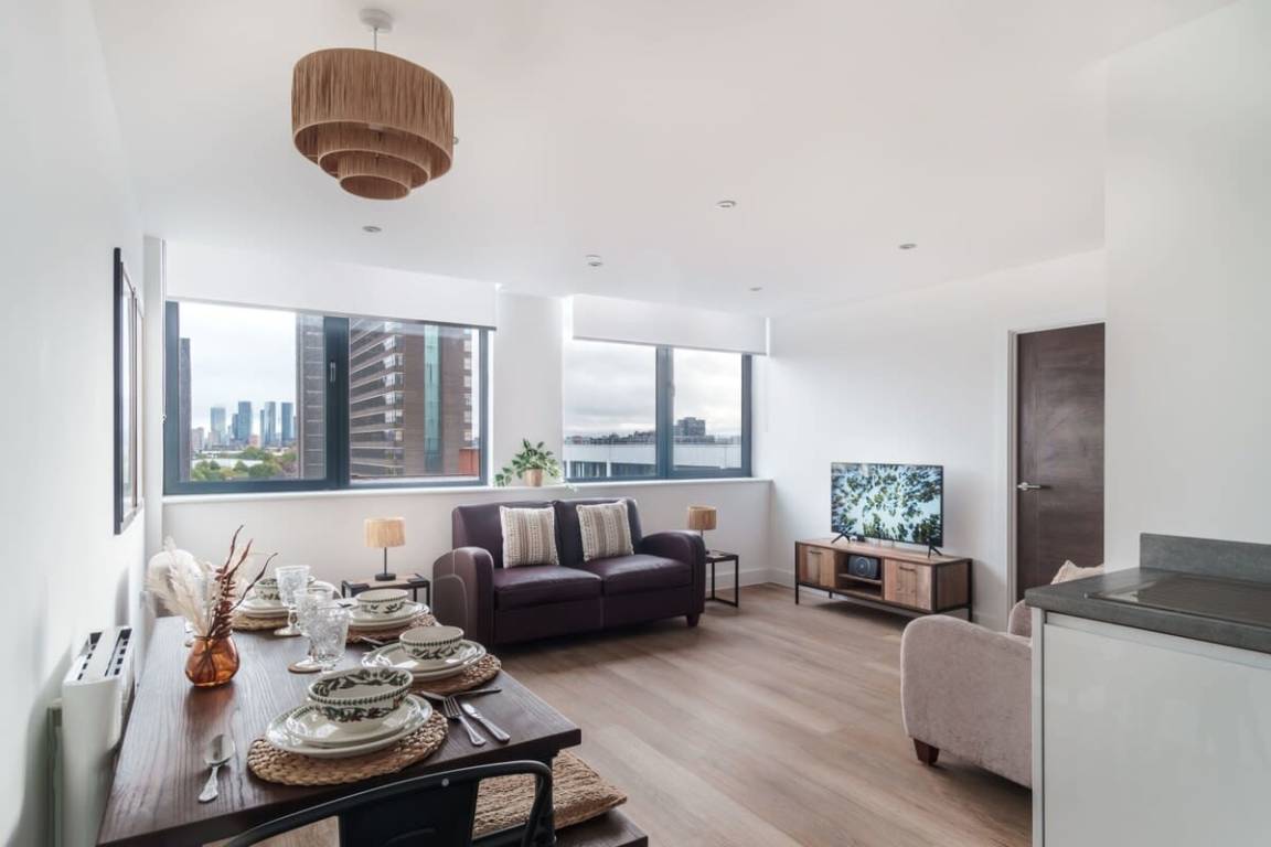 51 평방 미터 아파트  ∙ 침실 1개 ∙ 게스트 3명 - 샐퍼드