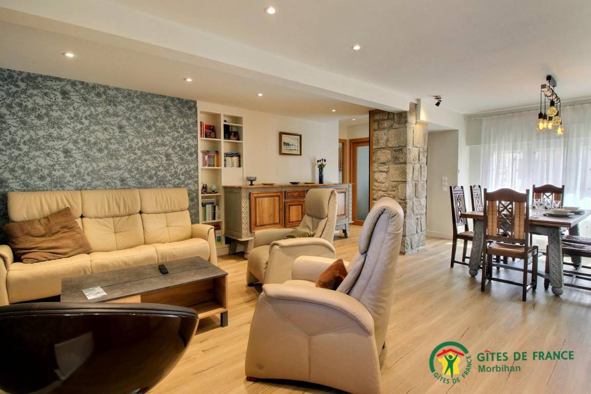 110 M² Gîte ∙ 3 Chambres ∙ 6 Personnes - Riantec