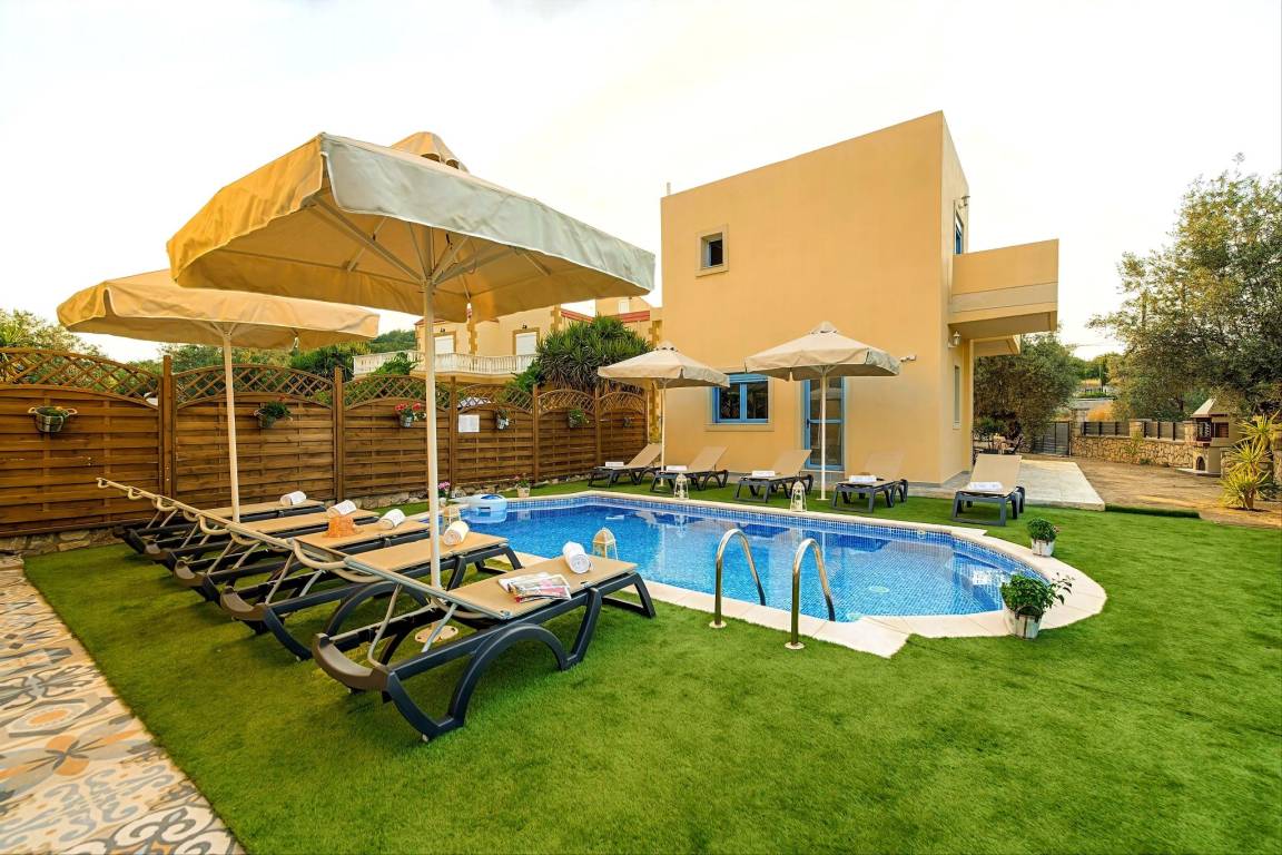 100 M² Villa ∙ 3 Chambres ∙ 8 Personnes - Lindos