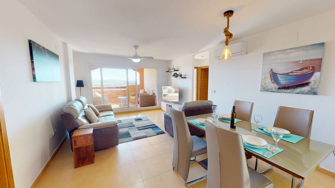 139 M² Apartamento ∙ 3 Habitaciones ∙ 6 Huéspedes - Los Alcázares