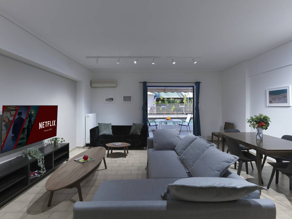 95 M² Ferienwohnung ∙ 2 Schlafzimmer ∙ 6 Gäste - Athen