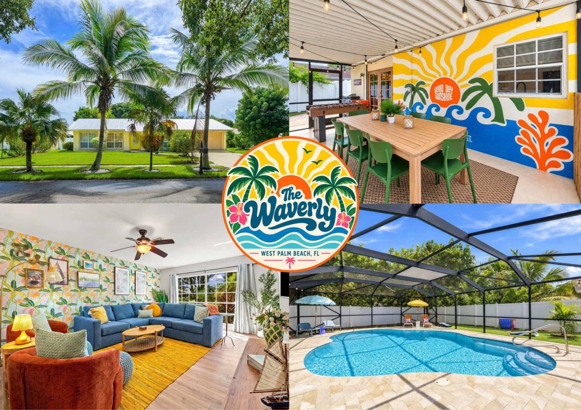 Apartment ∙ 4 Bedrooms ∙ 16 Guests - West Palm Beach, FL