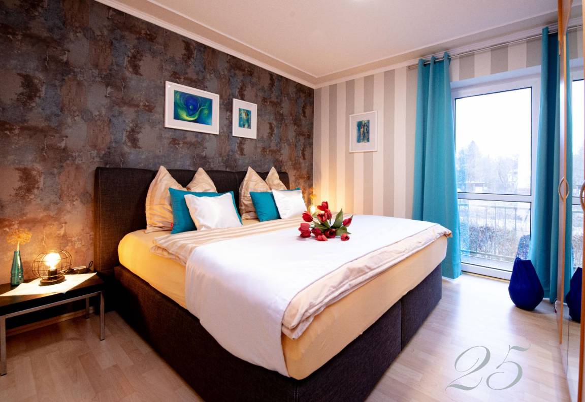 45 M² Ferienwohnung ∙ 1 Schlafzimmer ∙ 2 Gäste - Drachselsried