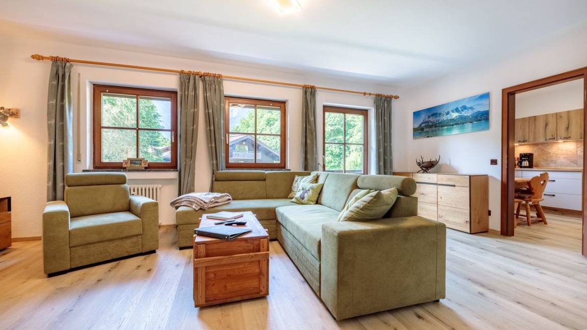 80 M² Appartement ∙ 1 Slaapkamer ∙ 4 Gasten - Grainau