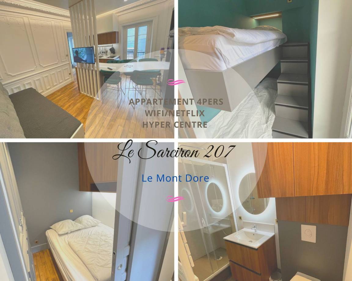 25 M² Appartement ∙ 2 Chambres ∙ 4 Personnes - Murol