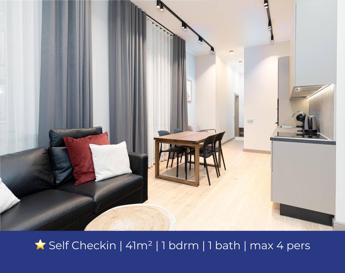 41 M² Apartment ∙ 1 Bedroom ∙ 4 Guests - Riga