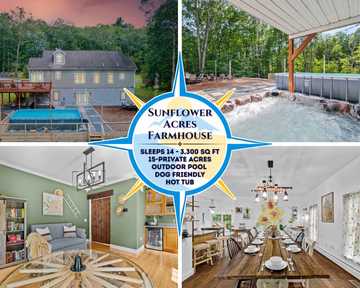 House ∙ 6 Bedrooms ∙ 14 Guests - Tannersville, PA