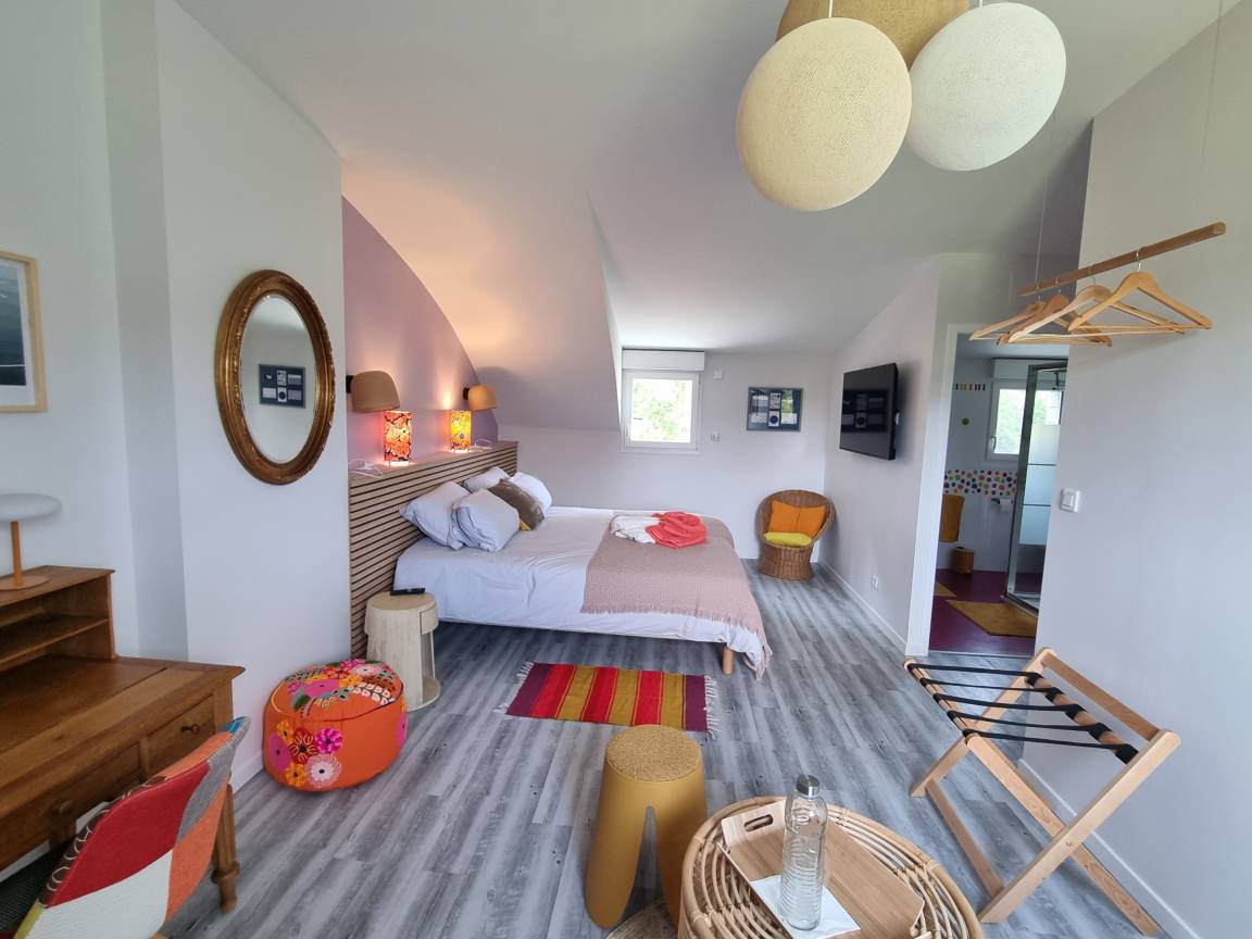 25 M² Chambre D'hôtes ∙ 1 Chambre ∙ 2 Personnes - Port Blanc