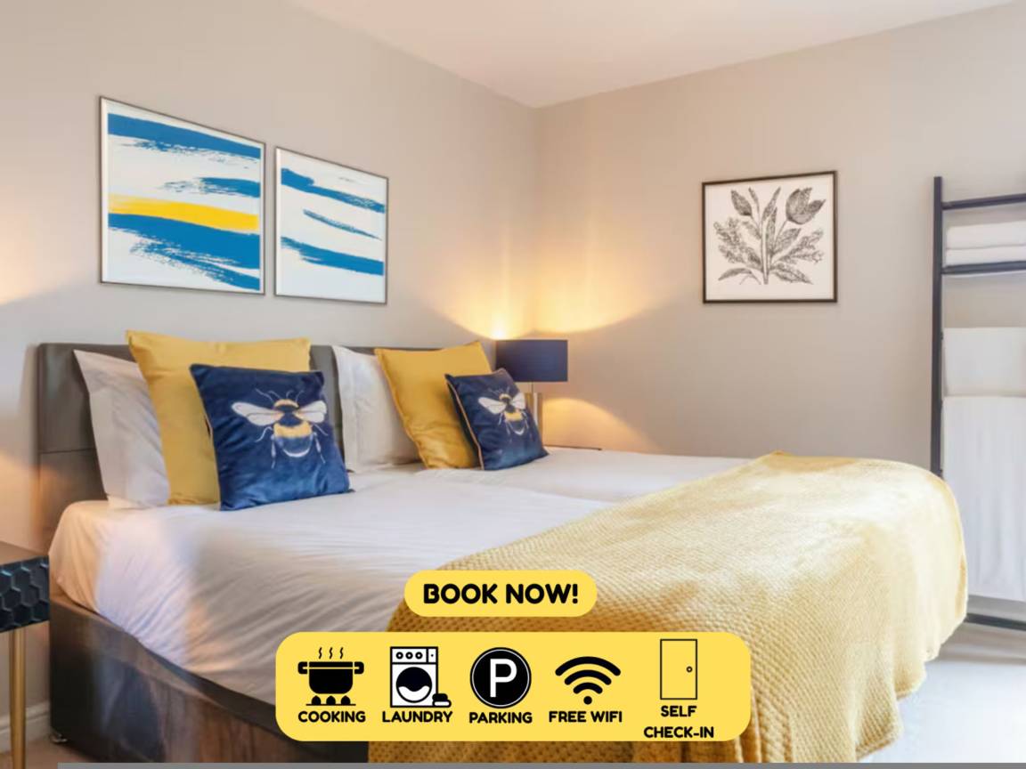 64 M² Apartment ∙ 2 Bedrooms ∙ 4 Guests - St Albans