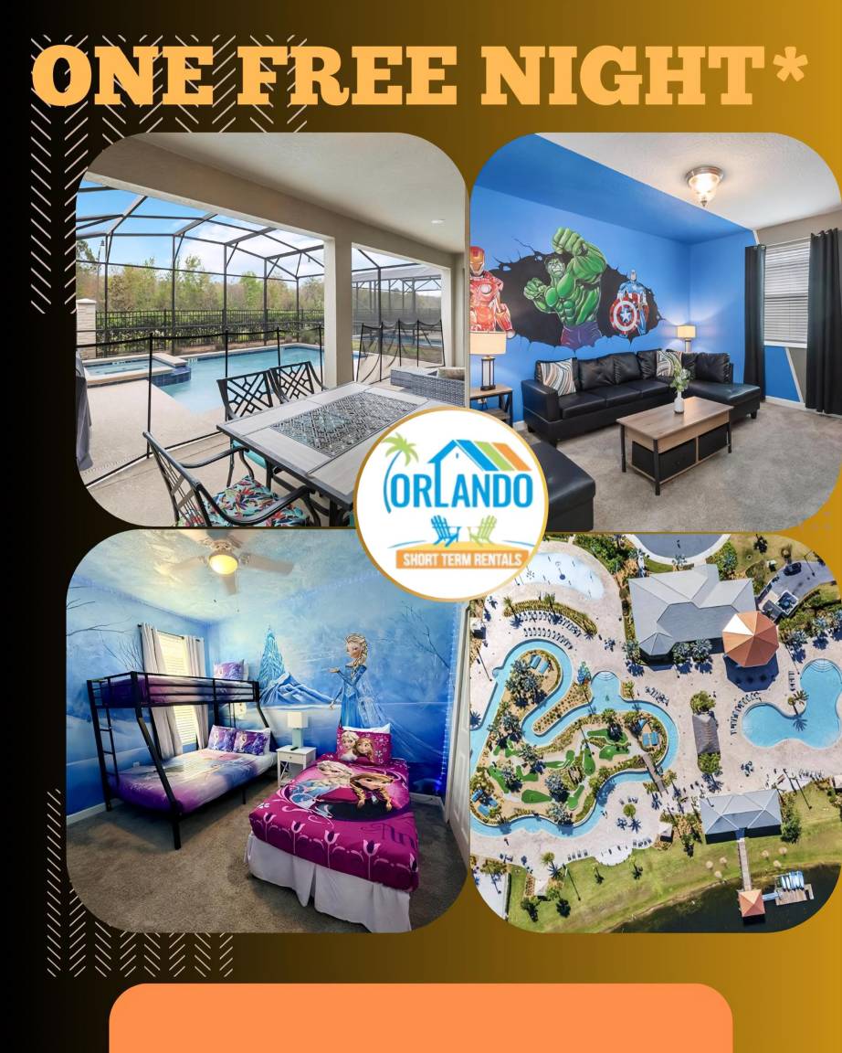 308 M² House ∙ 6 Bedrooms ∙ 15 Guests - Kissimmee, FL