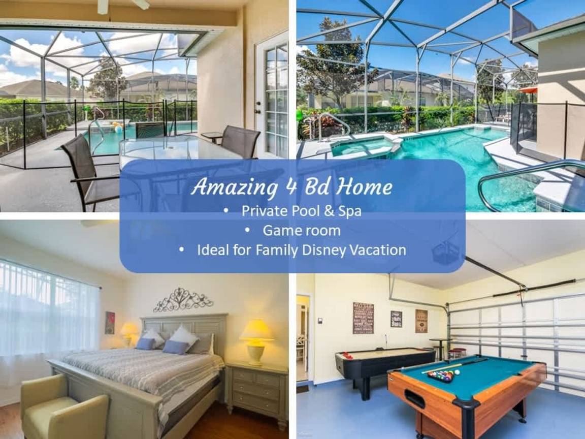 House ∙ 4 Bedrooms ∙ 8 Guests - Haines City, FL