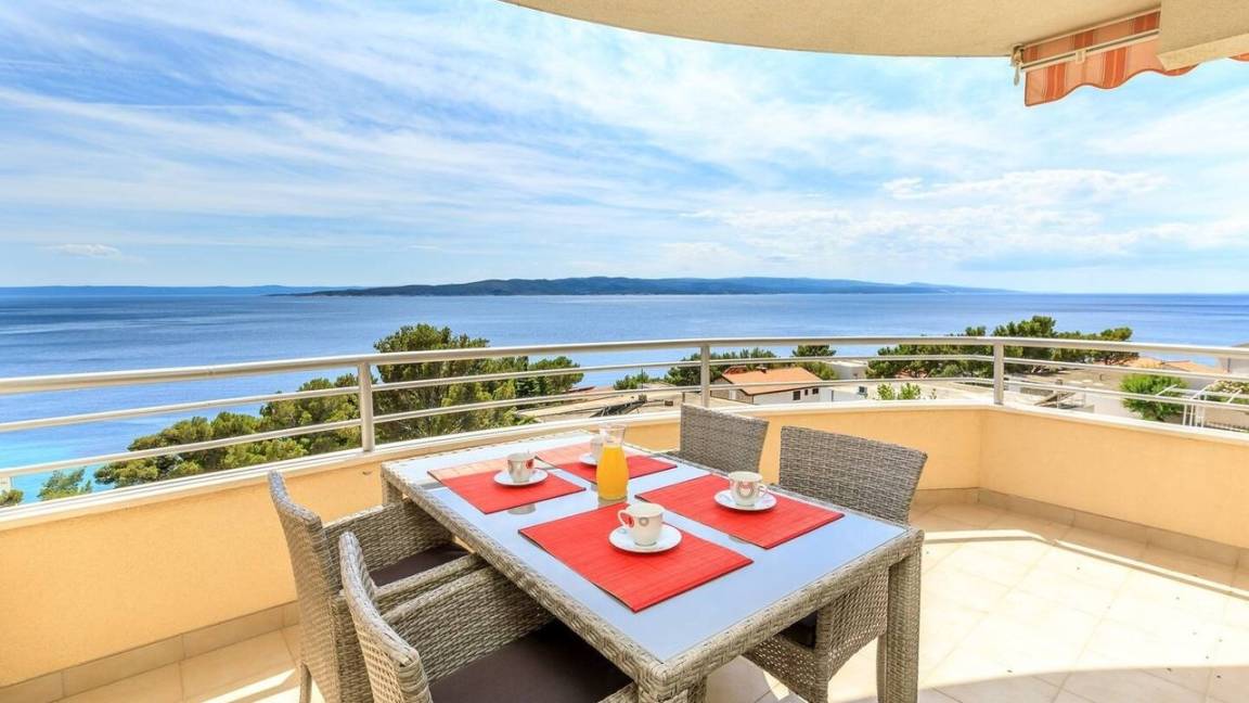 50 M² Ferienwohnung ∙ 2 Schlafzimmer ∙ 4 Gäste - Brela