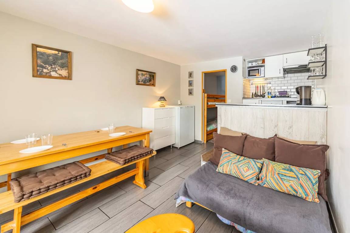 20 M² Studio ∙ 1 Chambre ∙ 4 Personnes - Saint-François-Longchamp