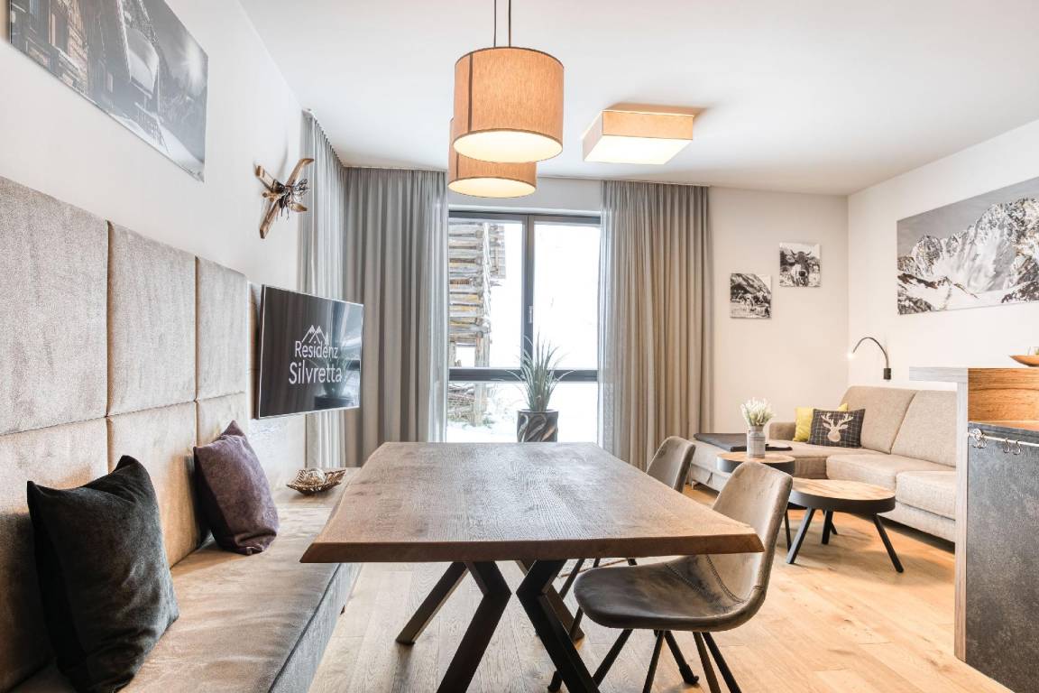 56 M² Ferienwohnung ∙ 1 Schlafzimmer ∙ 4 Gäste - Samnaun