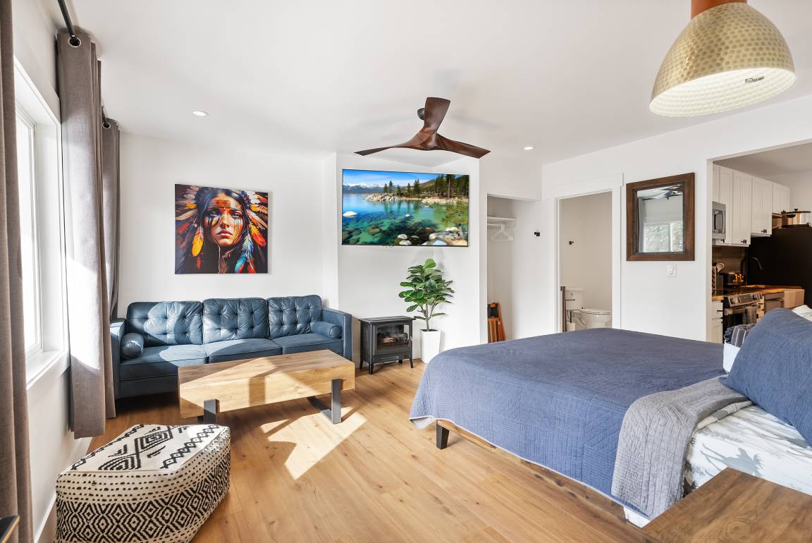 70 M² Studio Flat ∙ 1 Bedroom ∙ 2 Guests - Zephyr Cove, NV