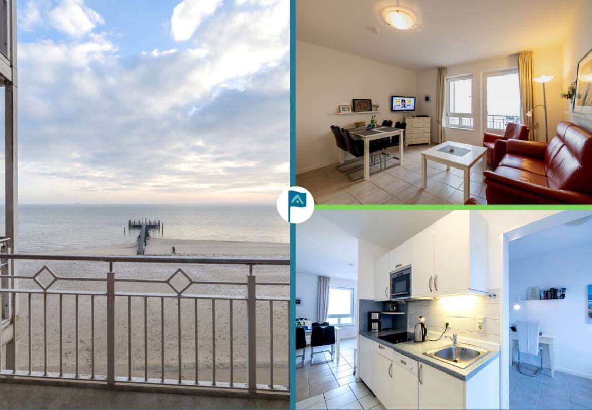 37 M² Ferienwohnung ∙ 1 Schlafzimmer ∙ 3 Gäste - Wyk auf Föhr