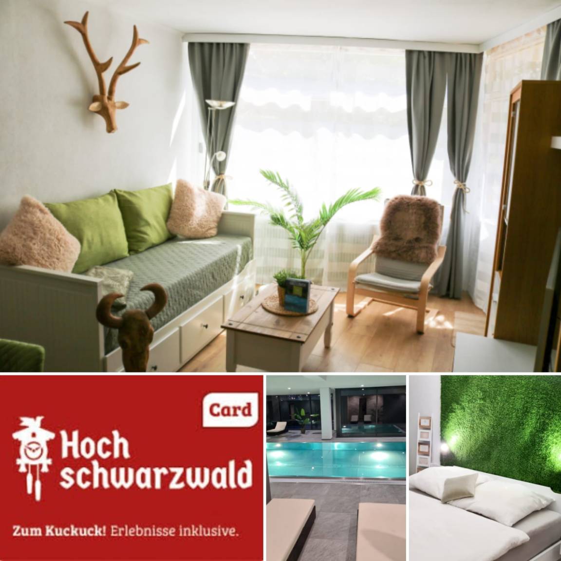 43 M² Ferienwohnung ∙ 1 Schlafzimmer ∙ 4 Gäste - Schluchsee