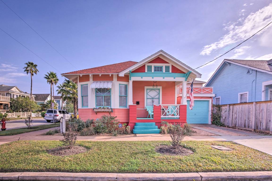 106 M² House ∙ 3 Bedrooms ∙ 5 Guests - Galveston Island, TX