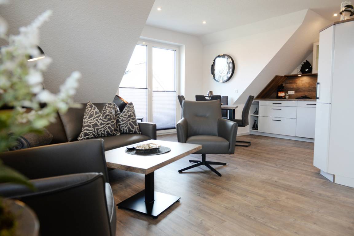 55 M² Ferienwohnung ∙ 1 Schlafzimmer ∙ 2 Gäste - Juist