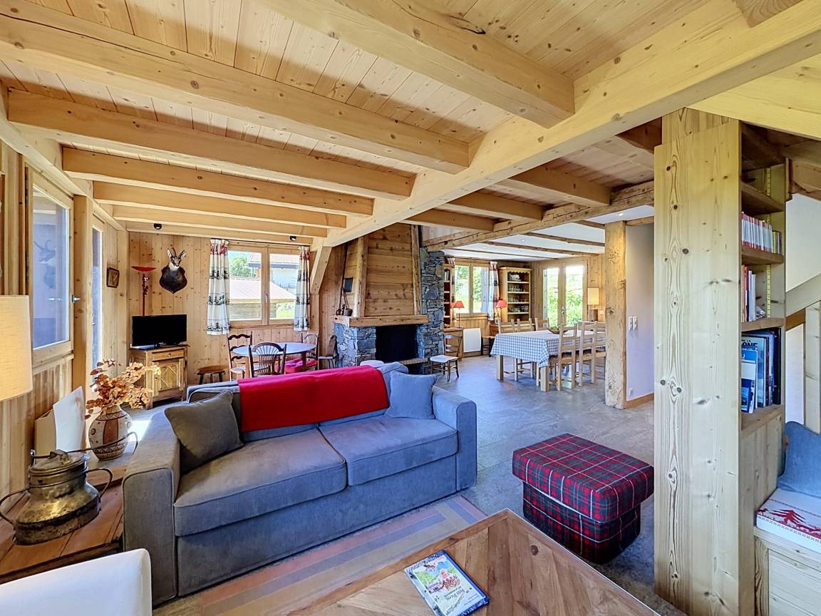 110 M² Chalet ∙ 3 Schlafzimmer ∙ 6 Gäste - Combloux