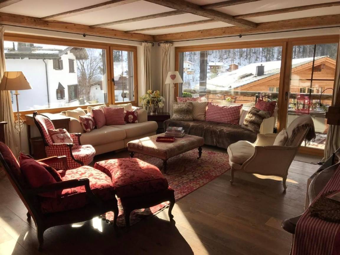 150 M² Apartment ∙ 4 Bedrooms ∙ 8 Guests - Klosters-Serneus