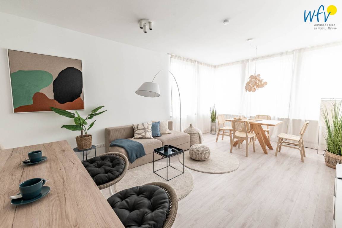 59 M² Ferienwohnung ∙ 1 Schlafzimmer ∙ 2 Gäste - Juist
