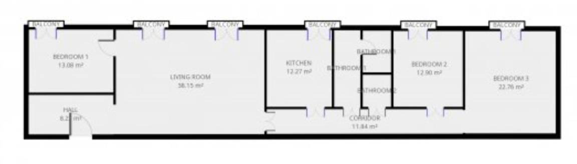 120 M² Apartment ∙ 3 Bedrooms ∙ 4 Guests - Monza