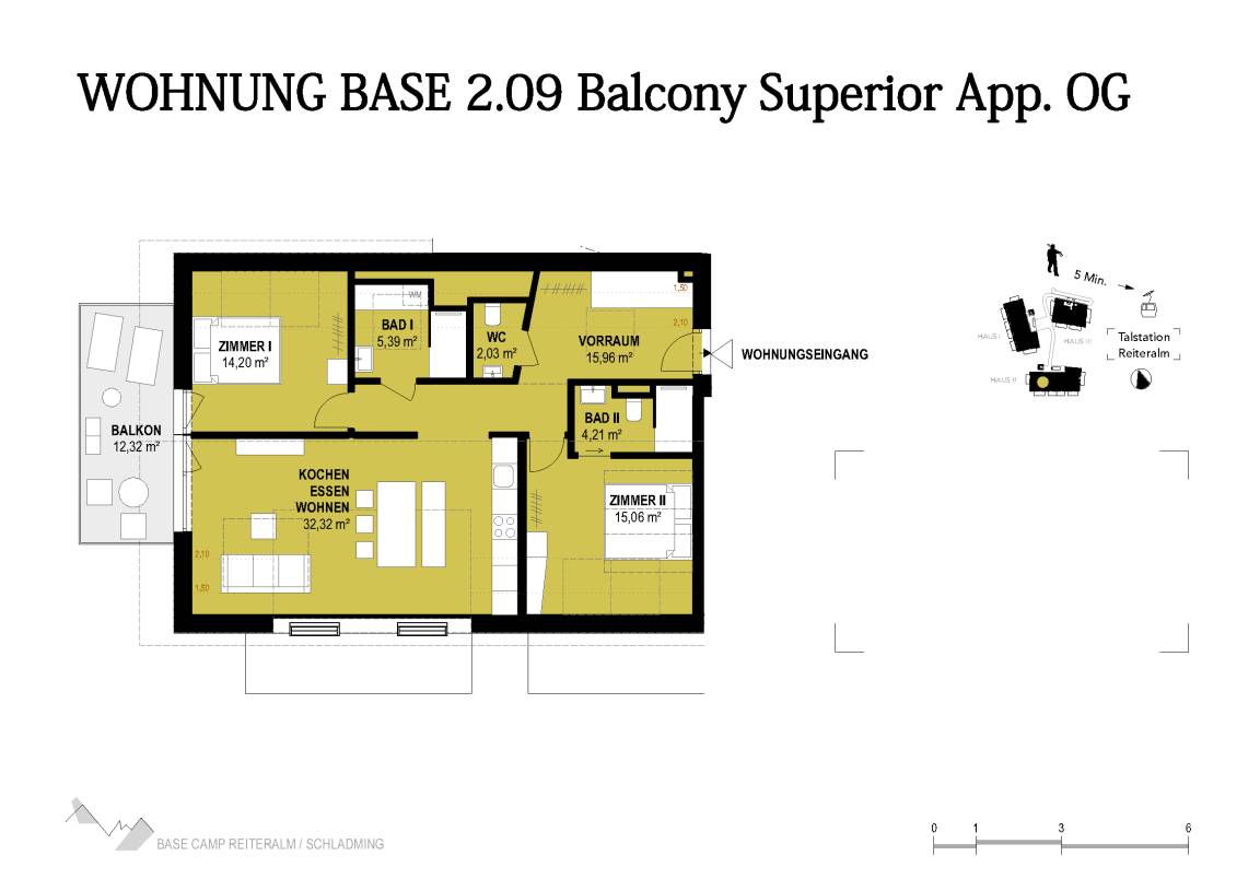 88 M² Apartamento ∙ 2 Habitaciones ∙ 6 Huéspedes - Hallstatt