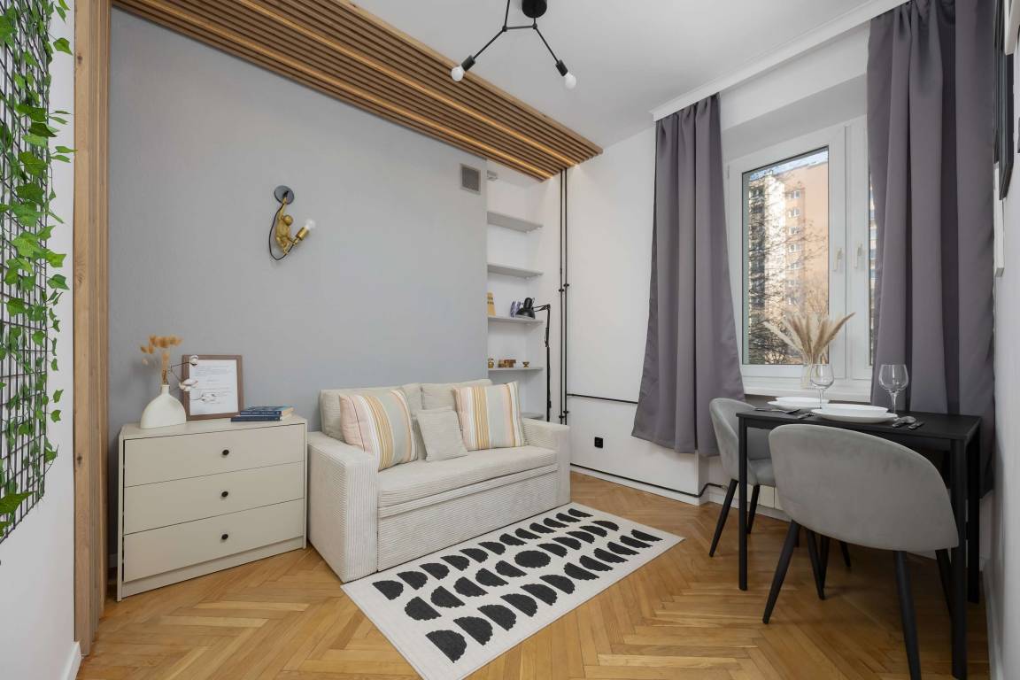 34 M² Apartment ∙ 1 Bedroom ∙ 3 Guests - Warsaw