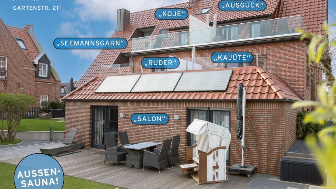 42 M² Apartment ∙ 2 Bedrooms ∙ 4 Guests - Juist