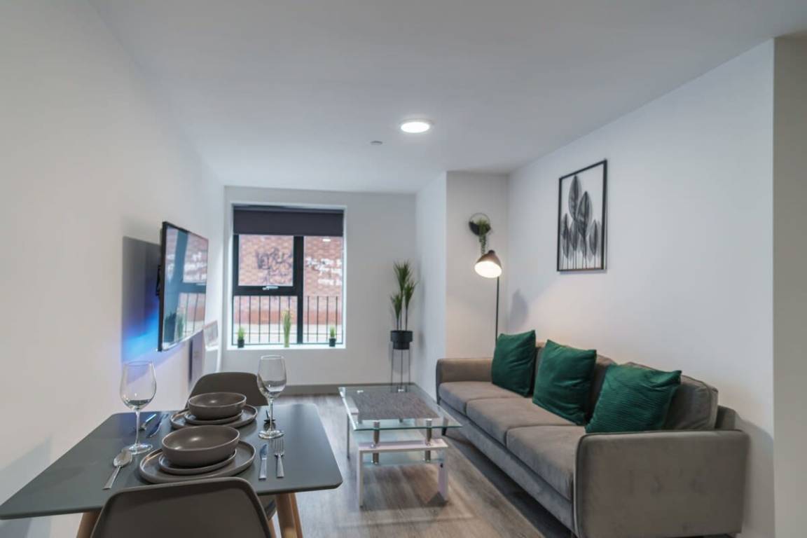 46 M² Apartment ∙ 1 Bedroom ∙ 2 Guests - Lime Street Station - Liverpool