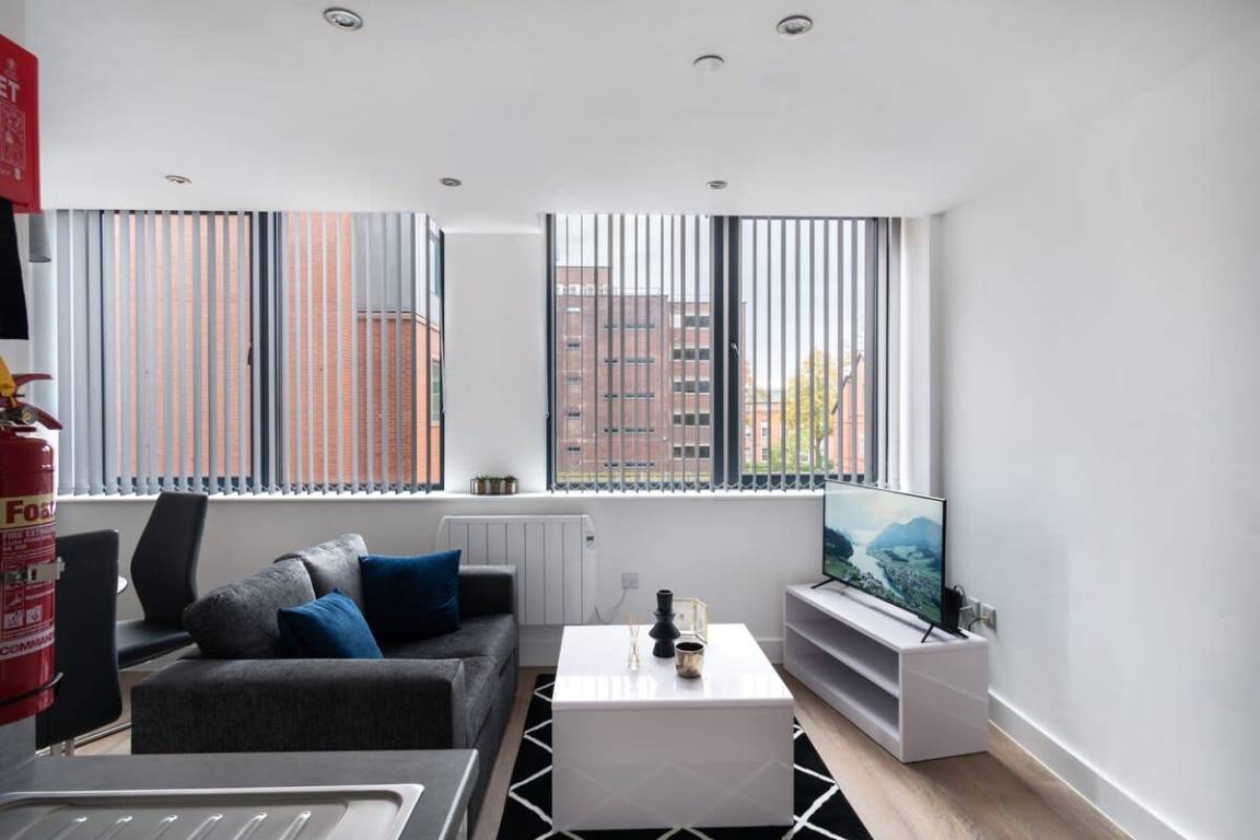33 M² Studio Flat ∙ 2 Guests - The Lowry
