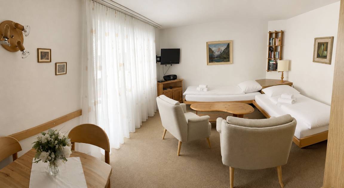 28 M² Appartement ∙ 1 Slaapkamer ∙ 2 Gasten - Leukerbad
