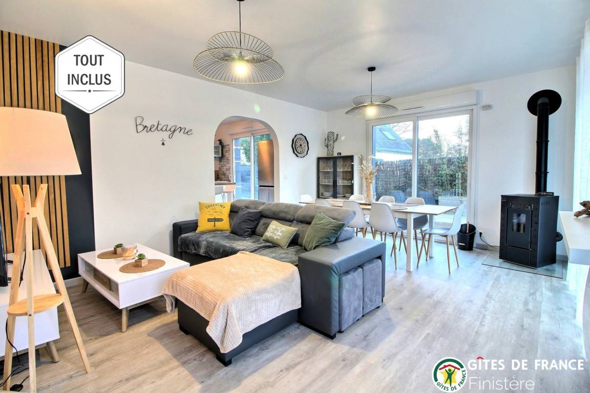 125 M² Gîte ∙ 4 Chambres ∙ 8 Personnes - Quimper