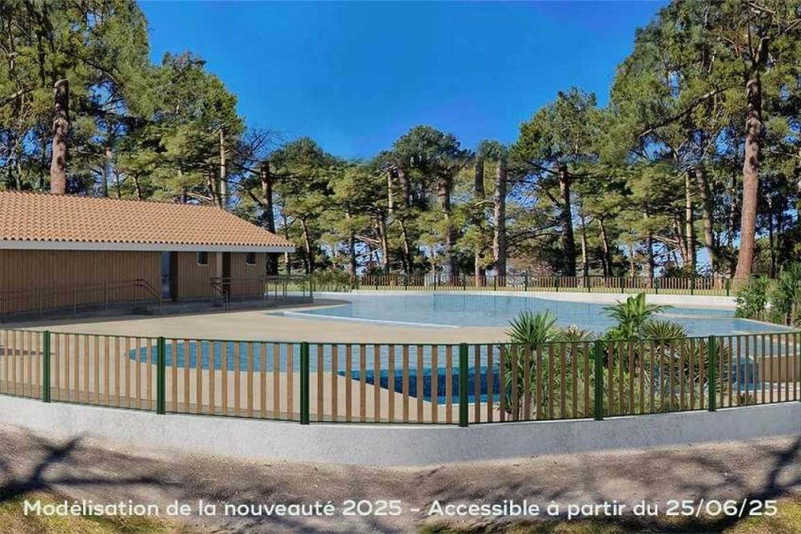 27 M² Camping ∙ 2 Chambres ∙ 5 Personnes - Sanguinet